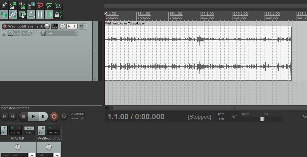 How to convert an already-recorded track into take lanes? : r/Reaper